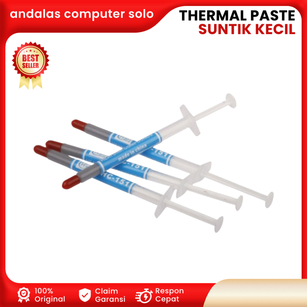 Jual THERMAL PASTA PROCESSOR SUNTIK KECIL THERMAL PASTE GREASE NO BRAND ...