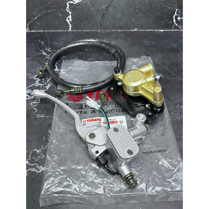 Jual Paket Master Rem Kaliper Cakram selang Depan Yamaha Mio New, Soul, Fino, Jupiter MX, Vega ...
