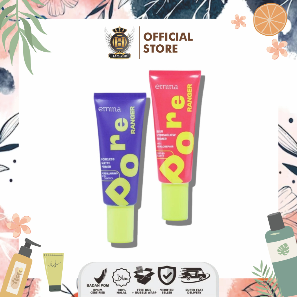 Jual Emina Pore Ranger Total Poreless Primer & Blur Hydraglow Primer 20 ...