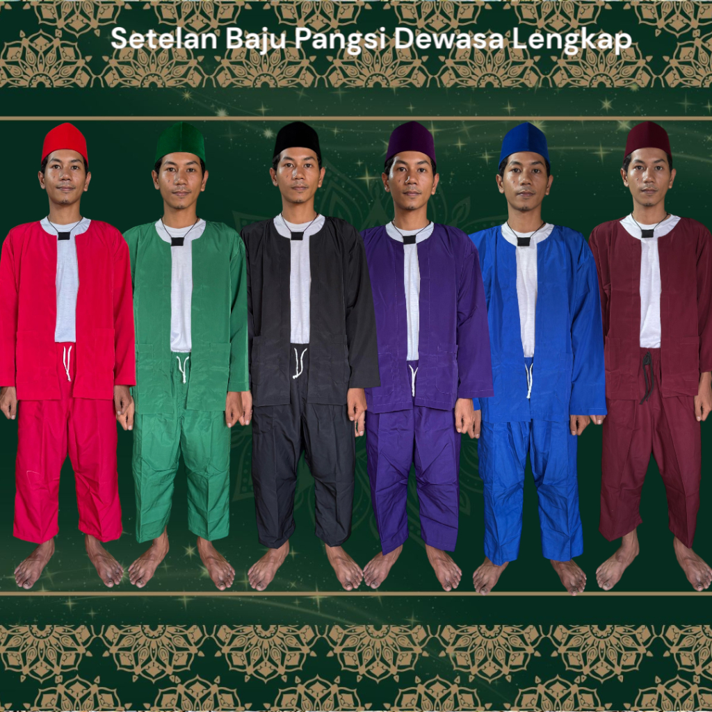 Jual Baju Pangsi Dewasa(Baju Pangsi Peci)Baju Pangsi Dewasa Baju Adat ...