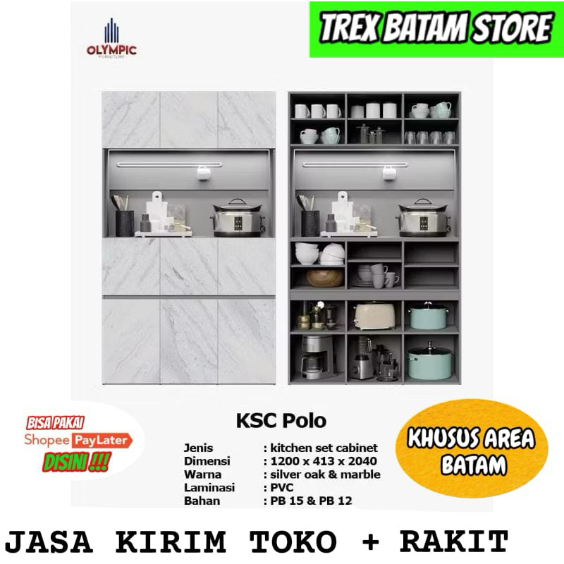 Jual OLYMPIC KITCHEN SET CABINET KSC POLO [ BATAM ] | Shopee Indonesia