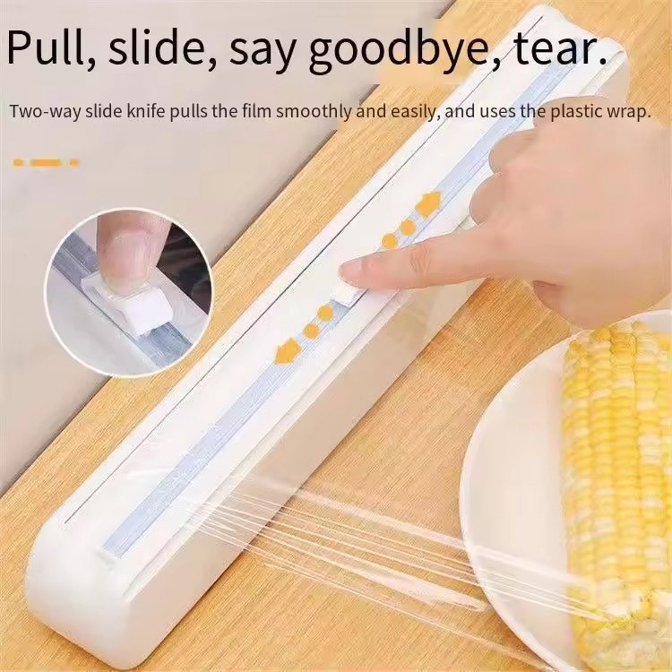 Jual Plastic Wrap Dispenser Alat Potong Plastik Dapur Cling Wrap Strong ...