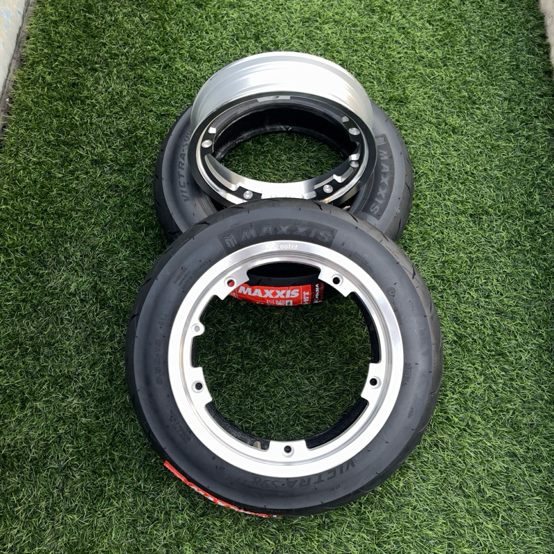 Jual Velg Vespa Ring 10 Tubeless MG GScooter dan Ban Maxxis Victra S98 ...