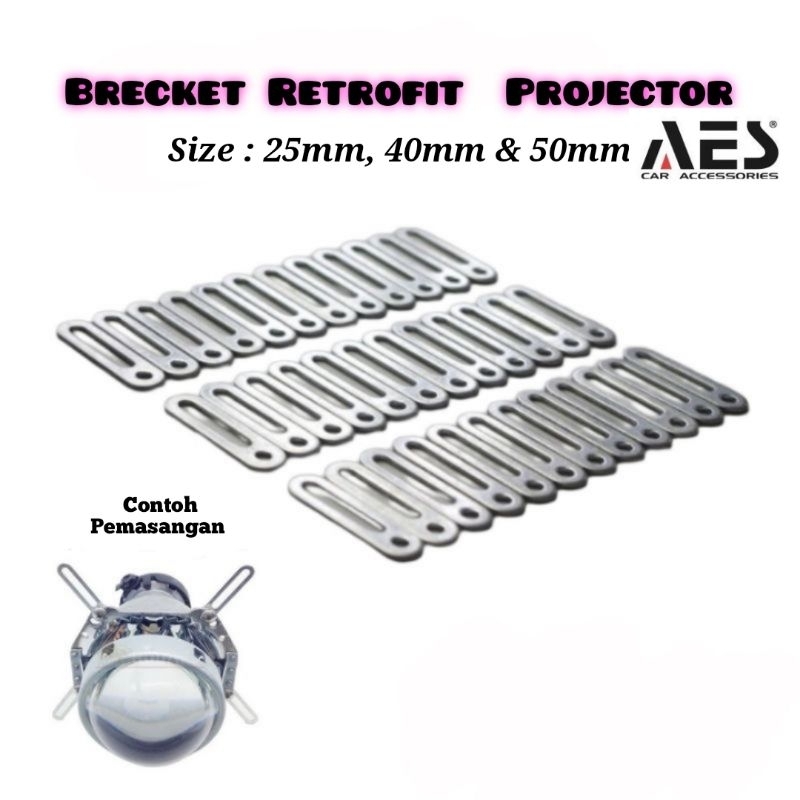 Jual Brecket Retrofit Biled Universal Aes | Shopee Indonesia