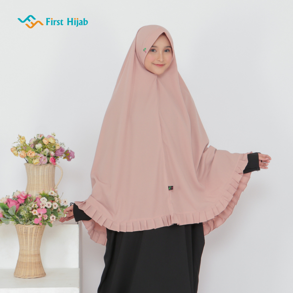 Jual FIRST HIJAB - Marsya Hijab Instan Bahan Wolfis | Bergo Daily/Ngaji | Shopee Indonesia