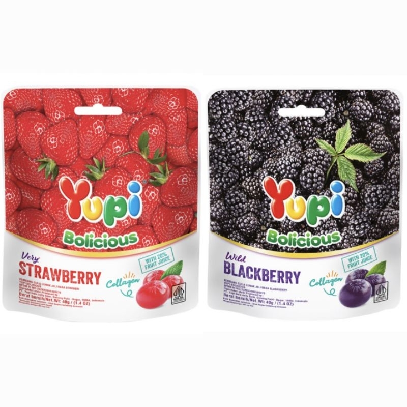 Jual Yupi Permen Gummy Bolicious 40 g | Shopee Indonesia