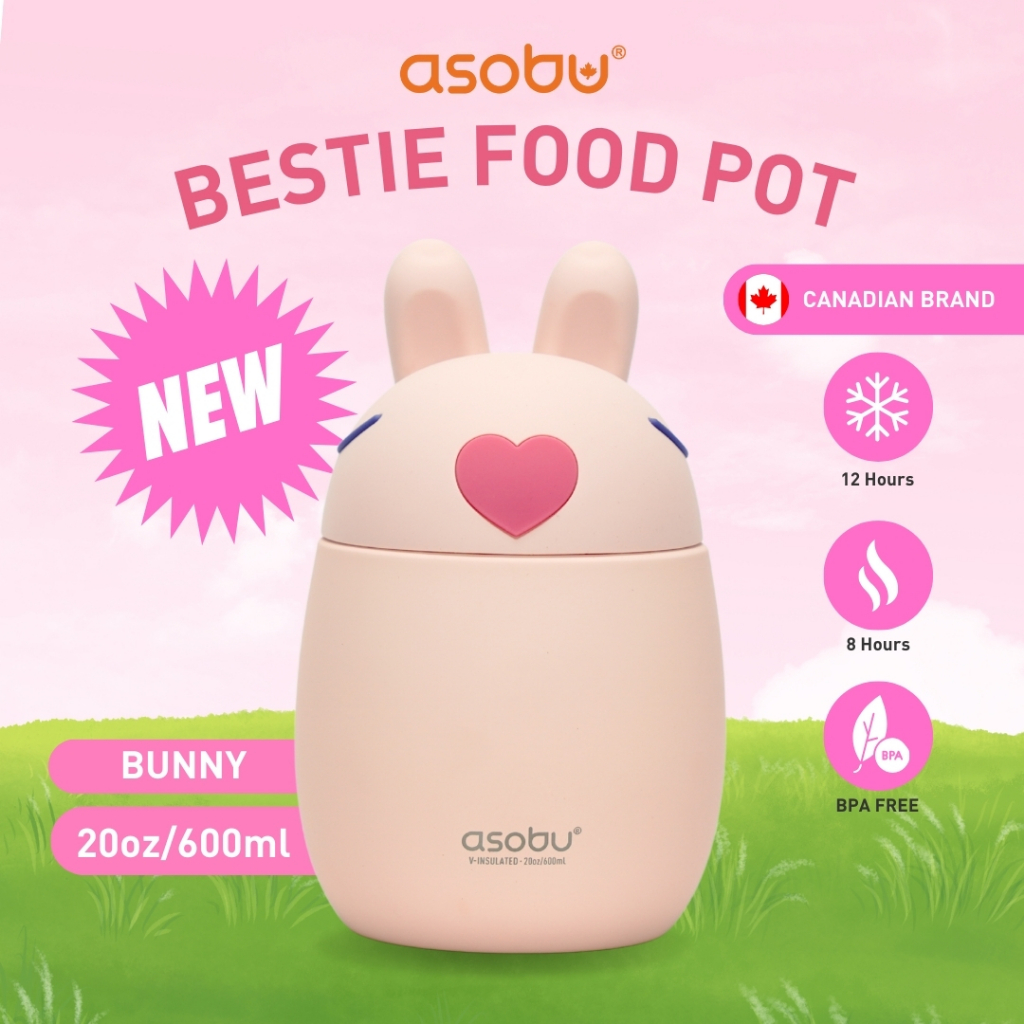 Jual ASOBU Bestie Food Pot - Tempat Bekal / Food Pot / Food Container ...