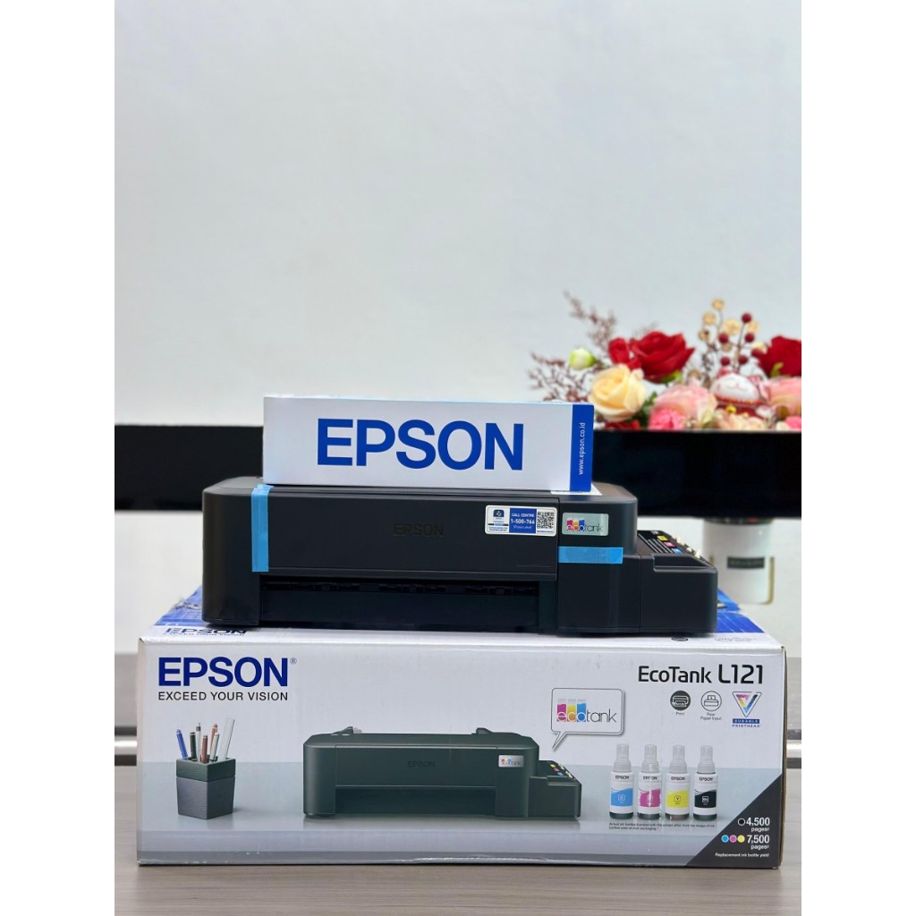 Jual PRINTER EPSON ECOTANK L121 L 121 - PENGGANTI EPSON L120 | Shopee Indonesia