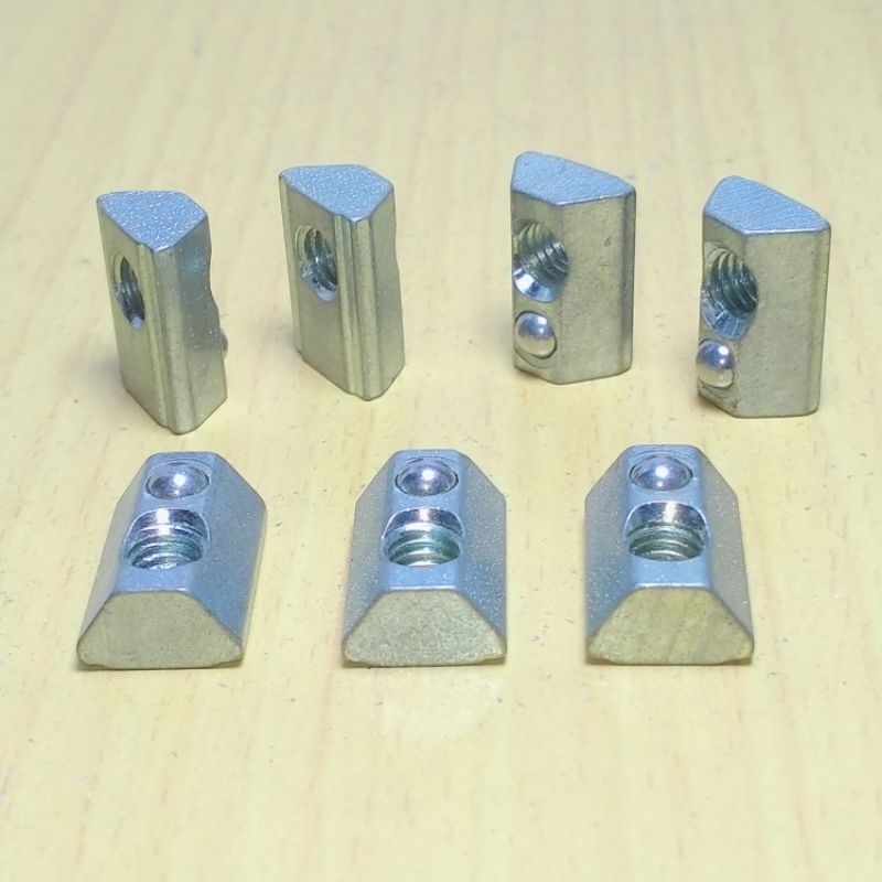 Jual T sliding nut m6 pitch 1,0 carbon steel / aluminium profil | Shopee Indonesia