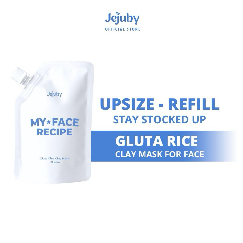 Jual Gluta Rice Clay Mask Upsize Refill 100 gram Jejuby [BPOM] | Shopee ...