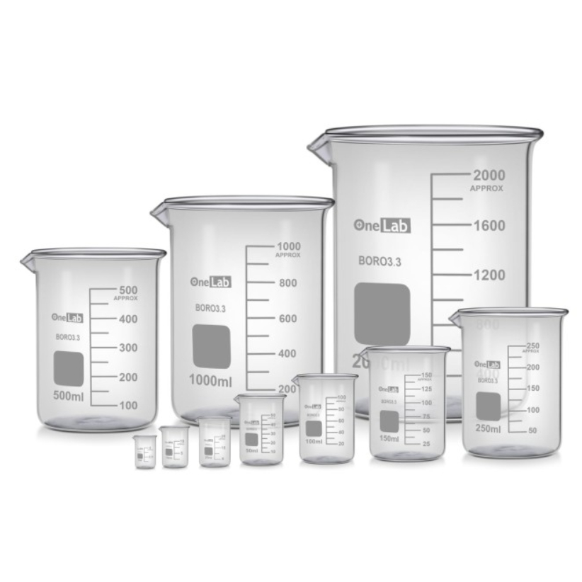 Jual TERMURAH Beaker glass 150mL kaca Low Form Gelas Kimia Ukur 150ml ...