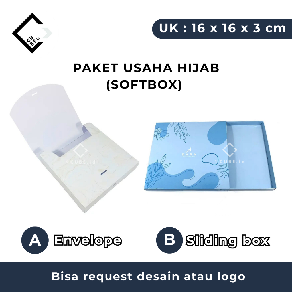 Jual PAKET USAHA BOX HIJAB / PACKAGING / SOFT BOX / KOTAK HIJAB ...