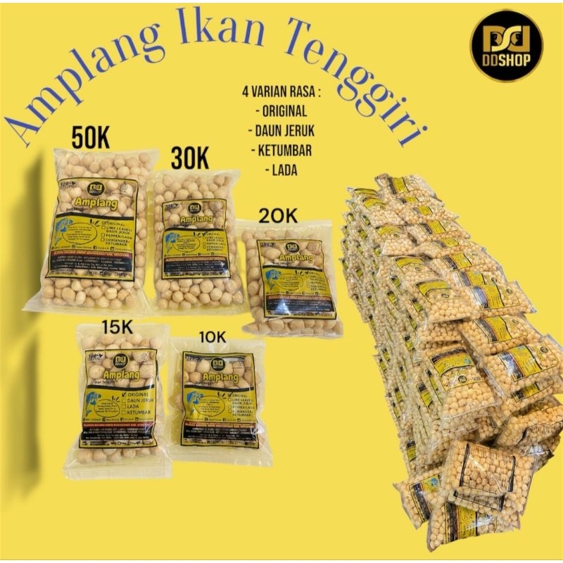 Jual Amplang DDSHOP 500gr ( 4 Varian ) | Shopee Indonesia