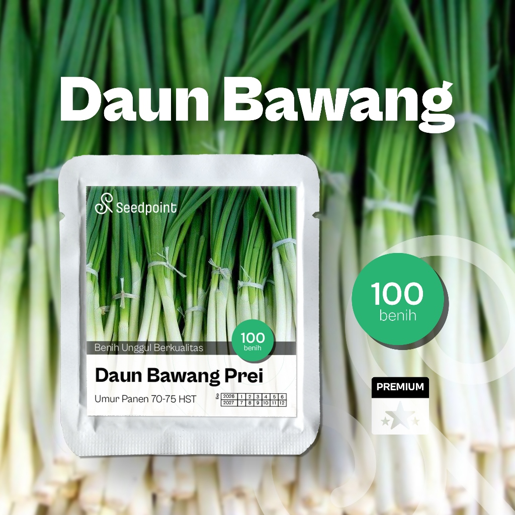 Jual Seedpoint - Benih Daun Bawang Prei 100 Biji | Shopee Indonesia
