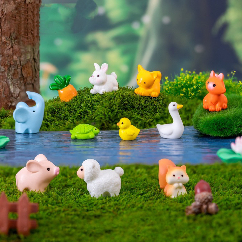 Jual (1Pcs) C77 Figure 3D Mini Animals | Shopee Indonesia