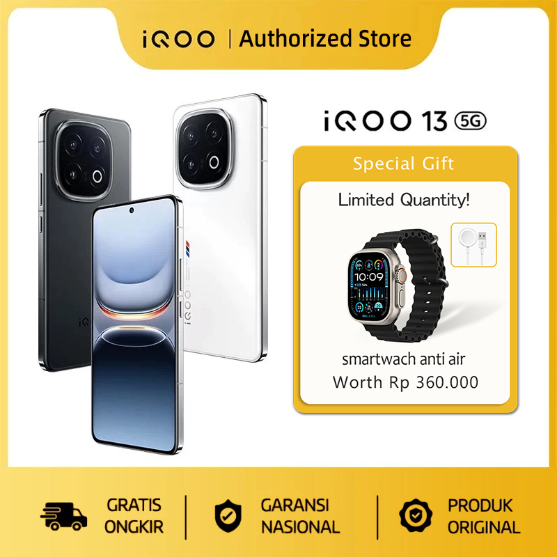 Jual vivo iQOO 13 - 1st Snapdragon 8 elite, 7000mm2 VC Cooling system, 6150mAh+120W, 144Hz LTPO ...