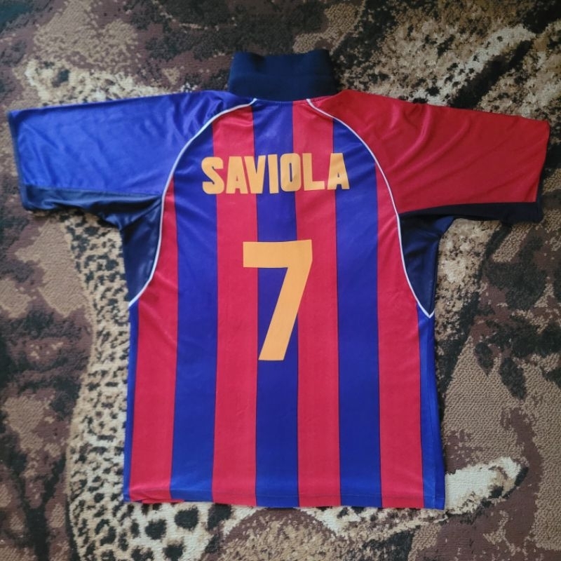 Jual Jersey Barca Barcelona 2001 2002 Saviola | Shopee Indonesia