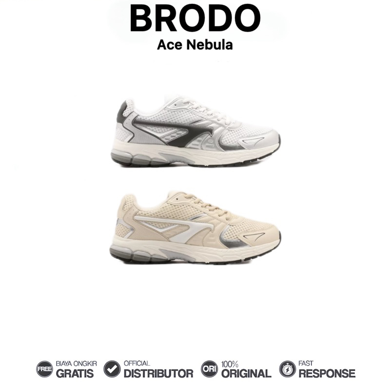 Jual Brodo - Sepatu Ace Nebula Sneakers Casual Unisex Wanita Pria ...