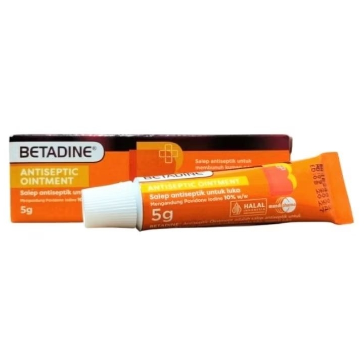 Jual BETADINE Antiseptic Ointment (5g) - Povidone Iodine 10 % | Salep ...