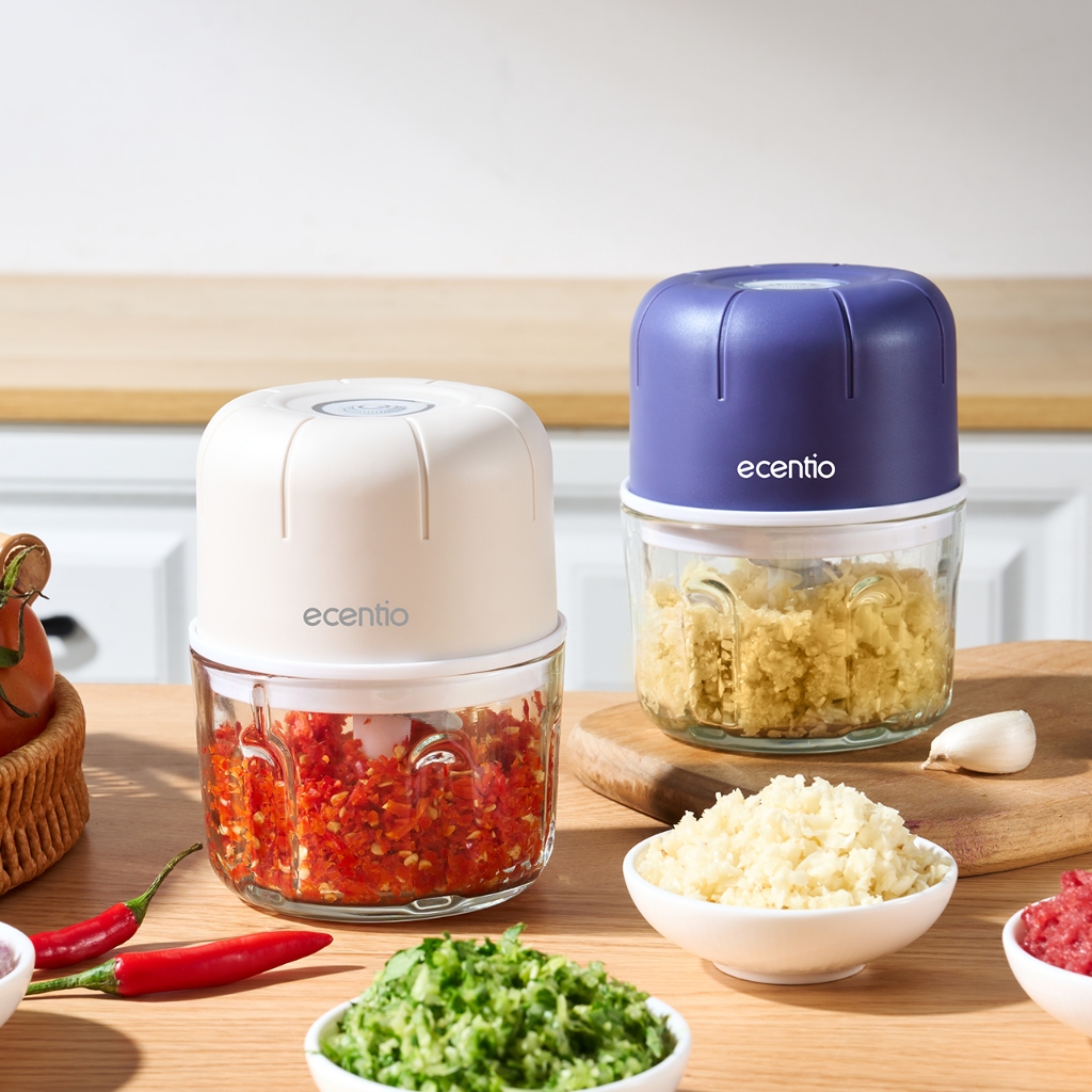 Jual 【Master Food Processor Dapur】ecentio Mini Chopper kaca Blender 6 ...