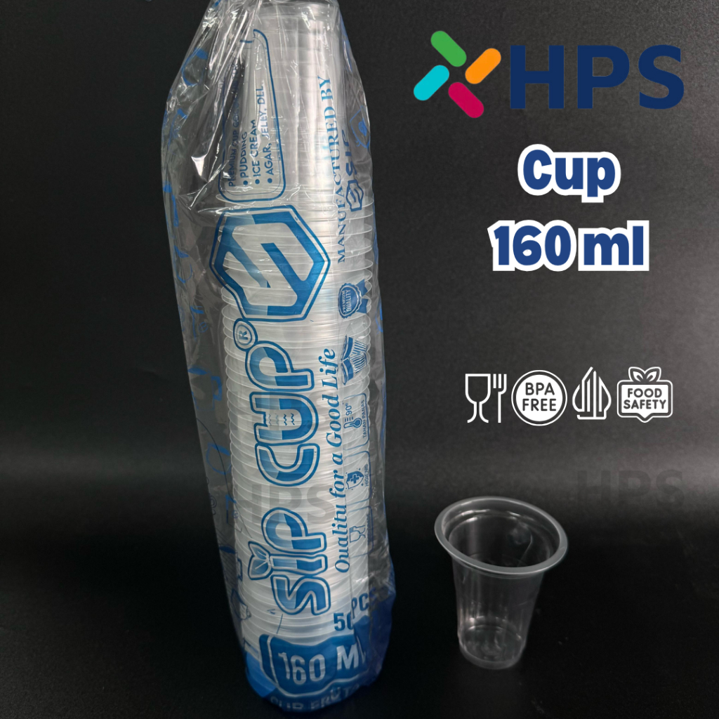Jual Cup Plastik PP 160 ml Gelas Bening Tebal Gelas Aqua , gelas Kopi ...