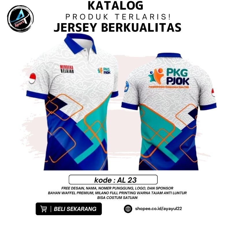 Jual JERSEY GURU PJOK/DRY FIT/FULL PRINTING | Shopee Indonesia