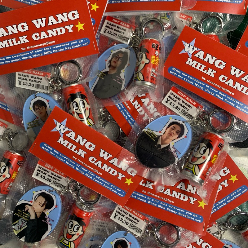Jual [READY STOCK] WANG WANG MILK CANDY KEYCHAIN (SEVENTEEN,TREASURE ...