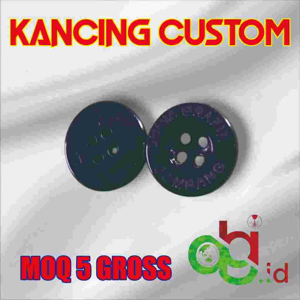 Jual Kancing Baju Gamis Kemeja Custom Custome Kustom Label Merk Sendiri ...