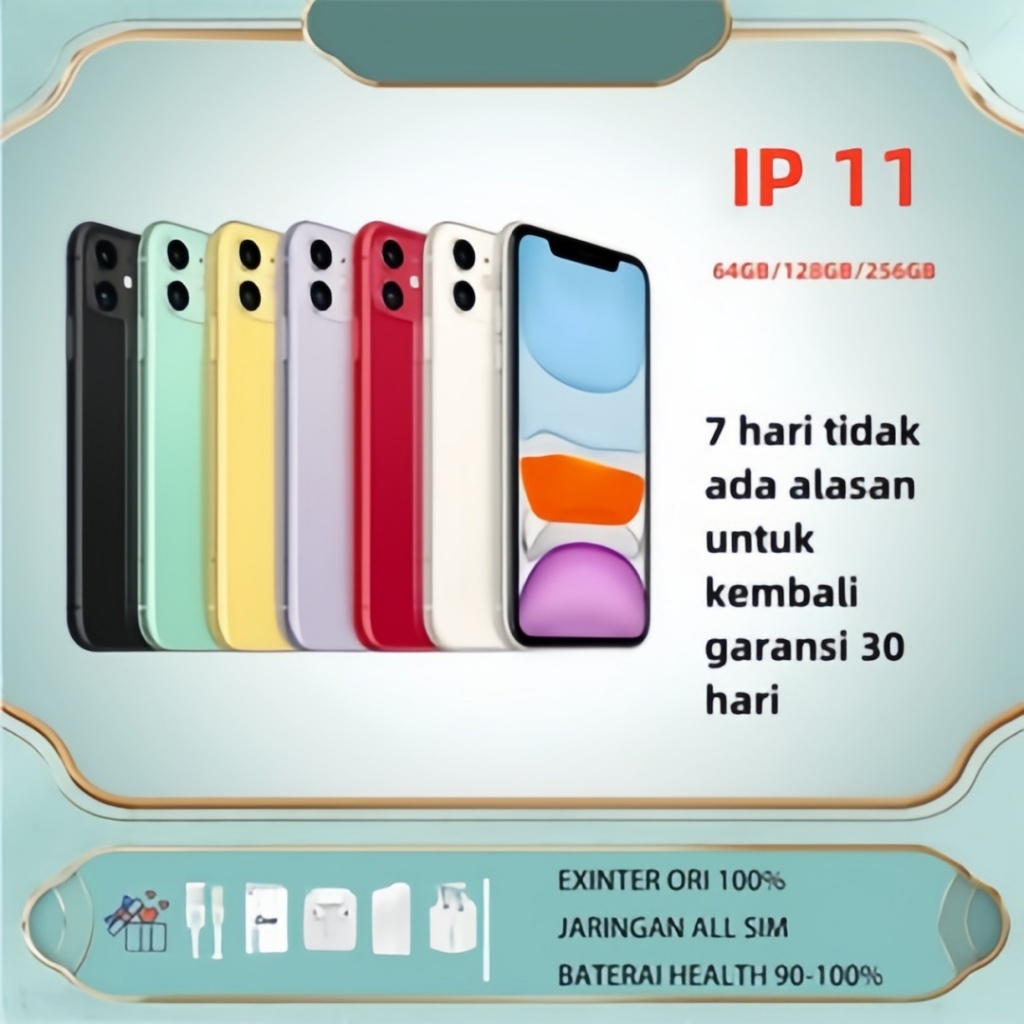 Jual BC IP11 256GB 128GB 64GB GOOD CONDITIONS FULLSET 100% MULUS No Recond | Shopee Indonesia
