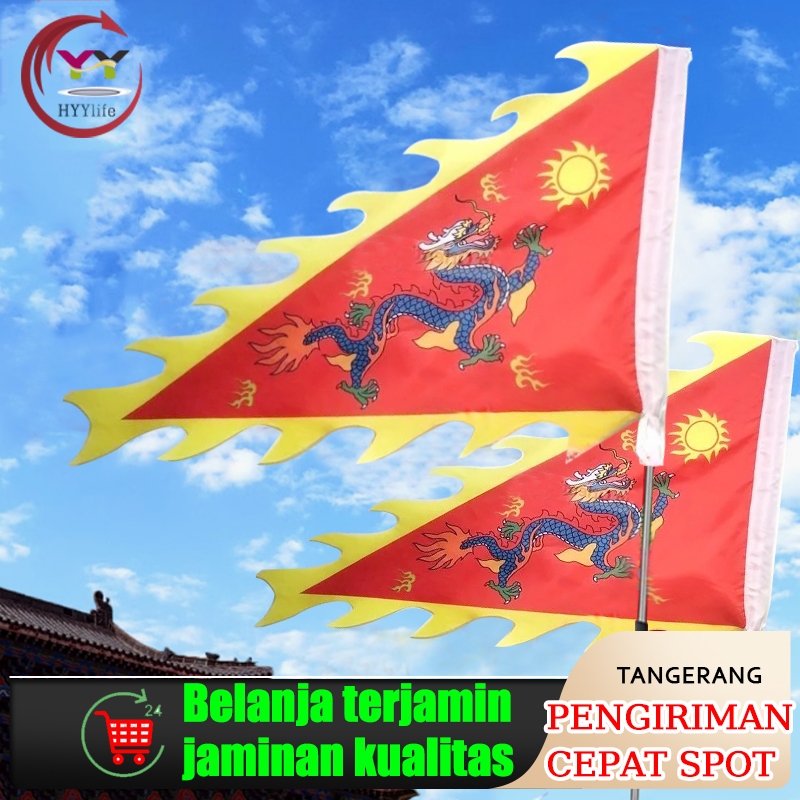Jual Bendera segitiga Cina,Bendera naga | Shopee Indonesia