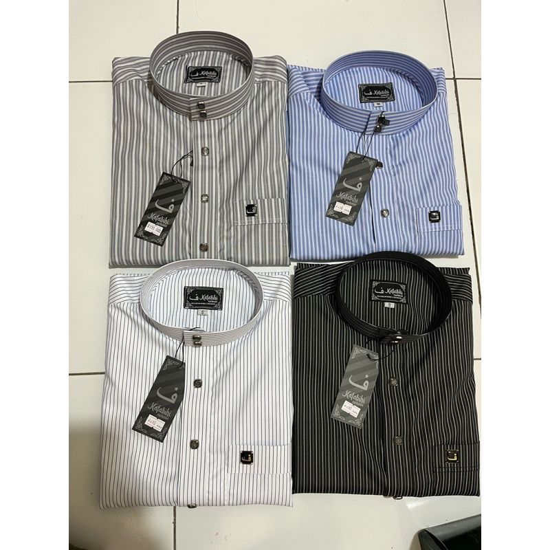 Jual BAJU KOKO MAROKO MOTIF SALUR KAFABIHI EXCLUSIVE | Shopee Indonesia