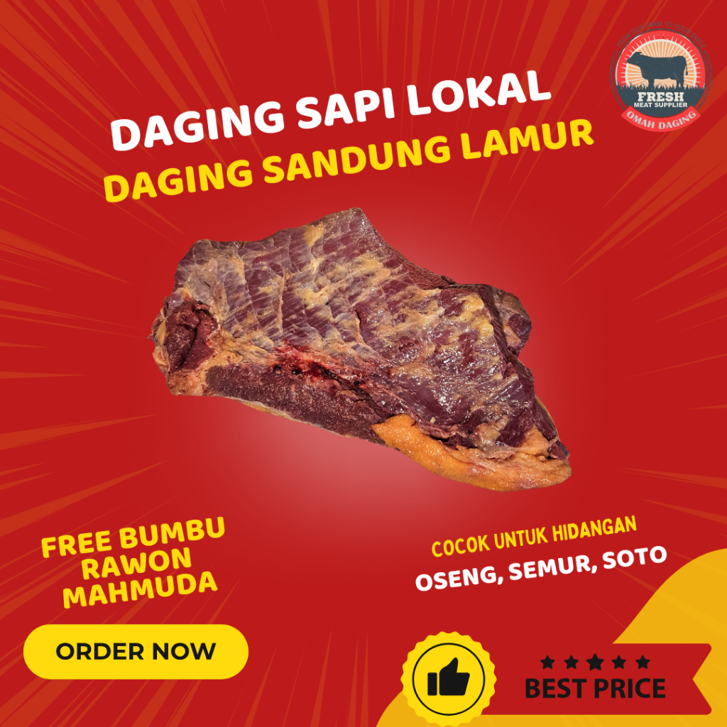 Jual Daging Sapi Lokal Sandung Lamur Halal | Shopee Indonesia