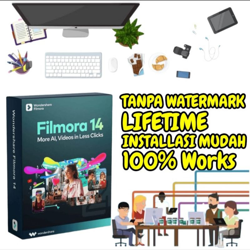 Jual Filmora 14 Full Version Tanpa Watermark Aktif Selamanya | Shopee Indonesia