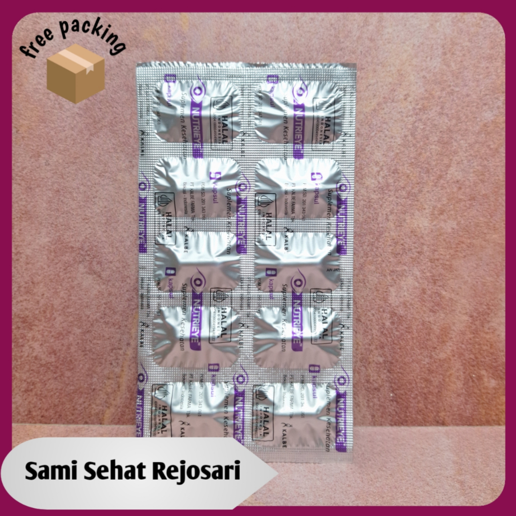 Jual 1 Strip NUTRIEYE ISI 10 KAPSUL | Shopee Indonesia