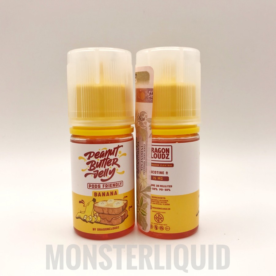Jual PODS FRIENDLY PEANUT BUTTER JELLY V2 BANANA BY DRAGON CLOUDZ 15MG ...