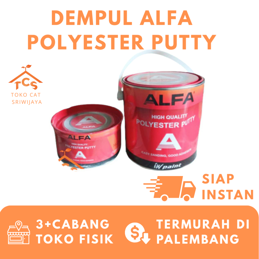 Jual DEMPUL ALFA POLYESTER PUTTY | Shopee Indonesia