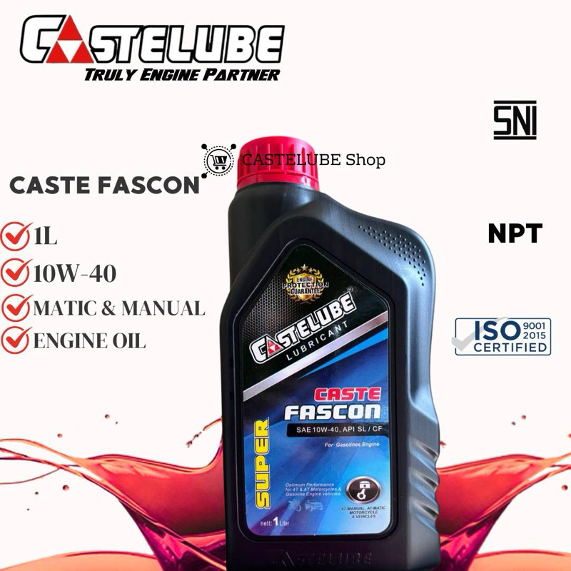 Jual Castelube Fascon Matic 10W-40 1L | Shopee Indonesia