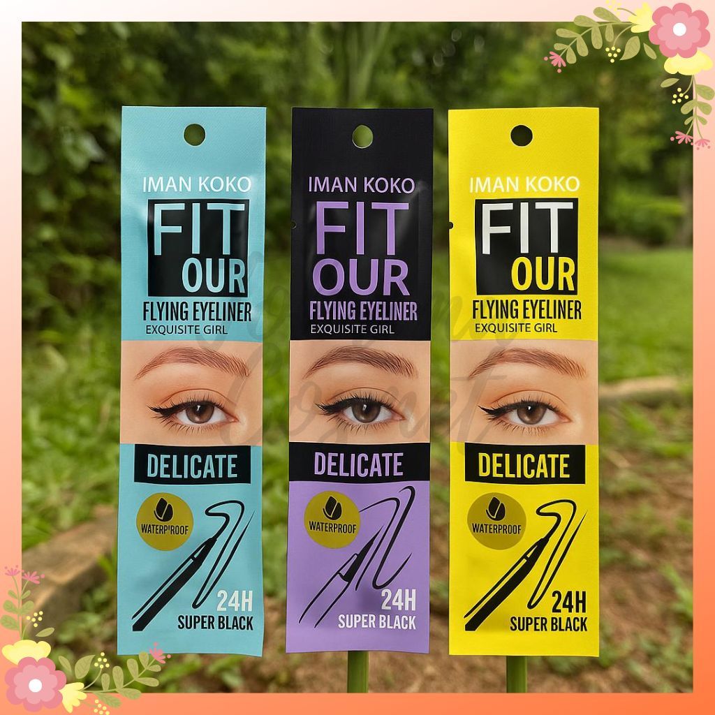 Jual (PER PCS) EYELINER SACHET WATERPROOF IMAN KOKO FITOUR. | Shopee ...
