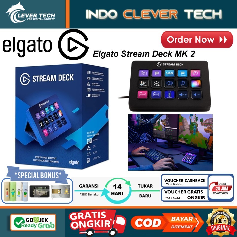 Jual Elgato Stream Deck MK 2 / Streamdeck MK2 Control Pad - GARANSI ...