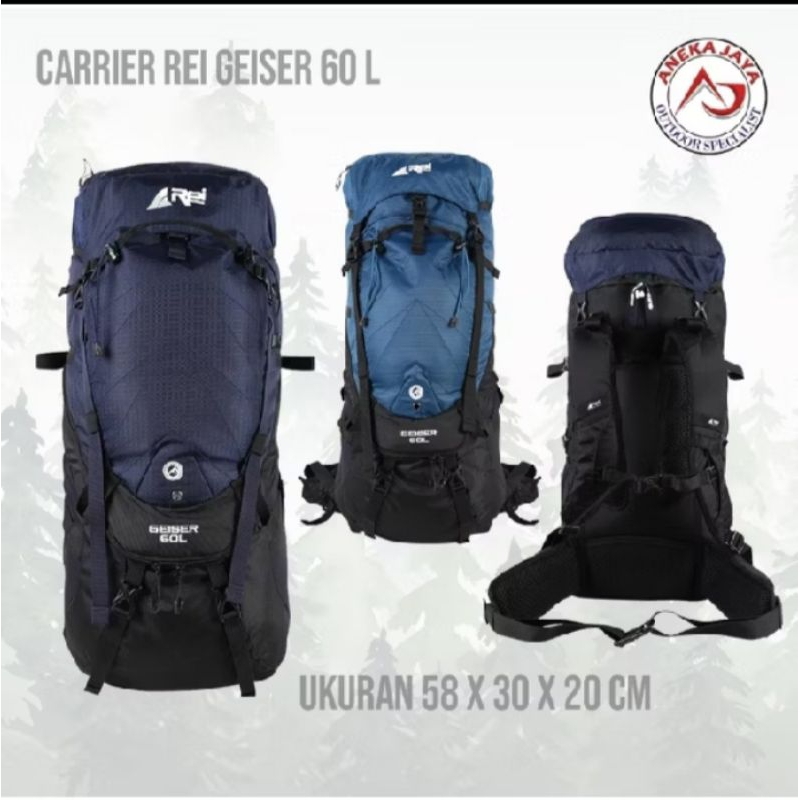 Jual CARRIER REI GEISER 60L | Shopee Indonesia