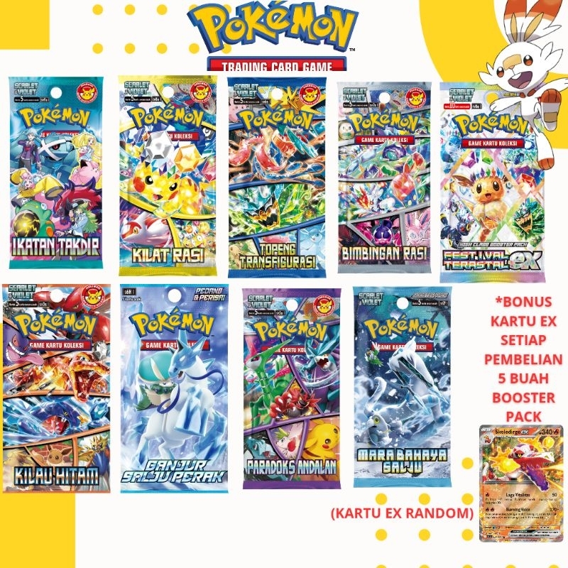 Jual Pokemon TCG Indonesia - Pokemon BOOSTER PACK Hantaman Triplet SV1A Pemicu Paradigma S12 ...