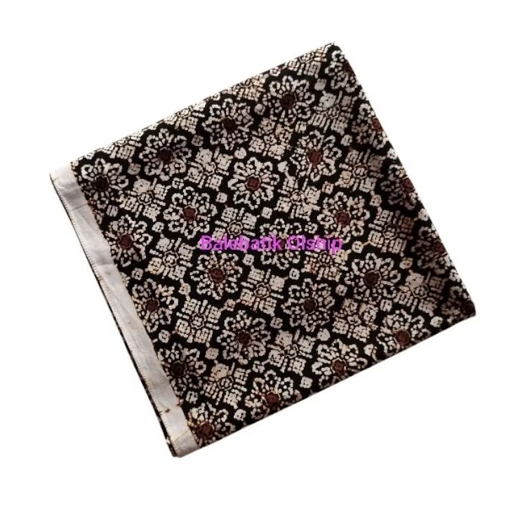Jual Kain batik cap sogan Jogja motif nitik kembang salak | Shopee ...