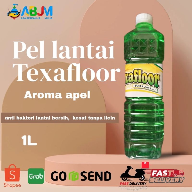Jual sabun pel lantai texafloor, super pell, cairan pel lantai 1liter ...