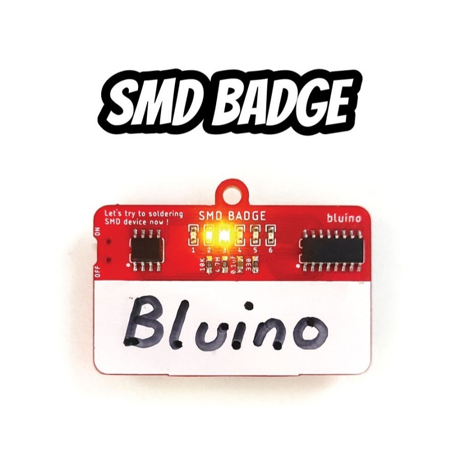 Jual Badge Soldering Kit SMD Running LED PCB - SMD Badge Papan Nama ...