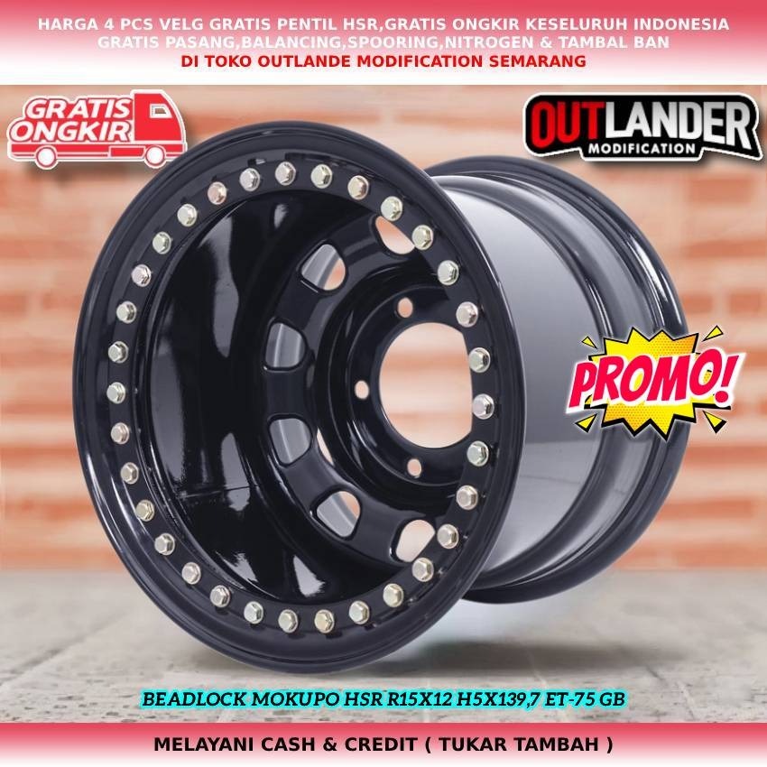 Jual velg offroad velg kaleng daytona r15 lebar 12 ,velg mobil Escudo ...