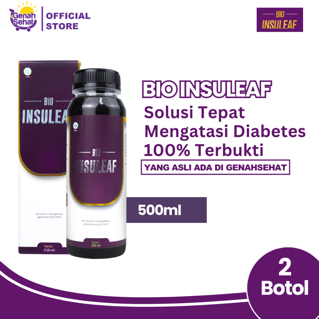 Jual Bio Insuleaf Obat Herbal Diabetes Original dan Menurunkan Gulah ...