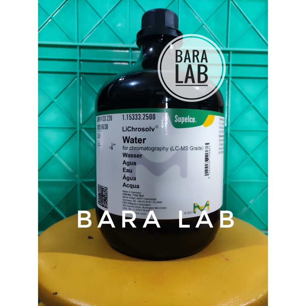 Jual WATER FOR CHROMATOGRAPHY HPLC MERCK 115333 (REPACK) 100ML | Shopee ...