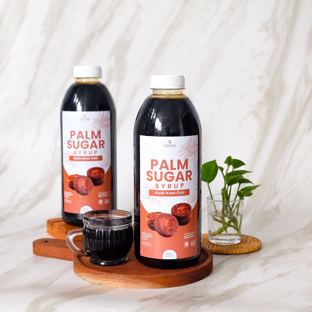 Jual ALAMEE Gula Aren Cair Organik Syrup Palm Sugar Liquid Organic ...