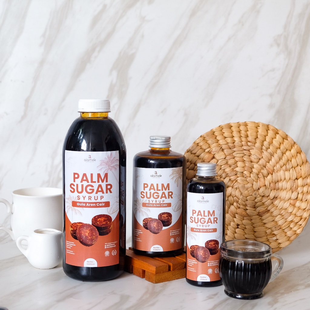 Jual ALAMEE Gula Aren Cair Syrup Palm Sugar Organic Liquid Organik Pure ...