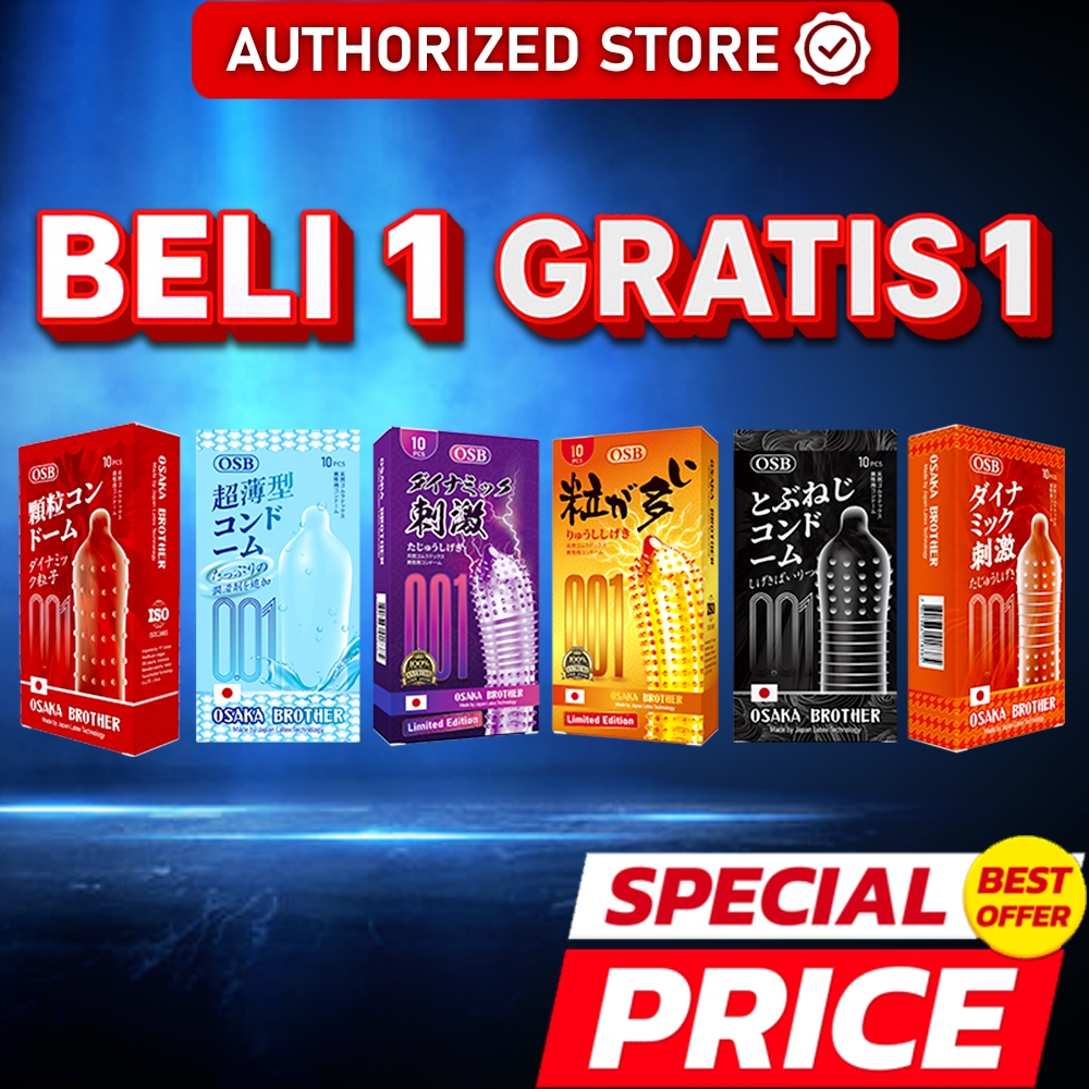 Jual Kondom 001 Osb Osaka Brother Buy 1 Get 1 (2 Kotak Isi 20 Pcs) | Shopee Indonesia